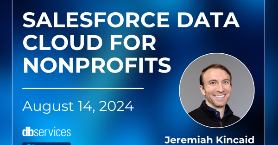 Salesforce Data Cloud for Nonprofits | DB Services