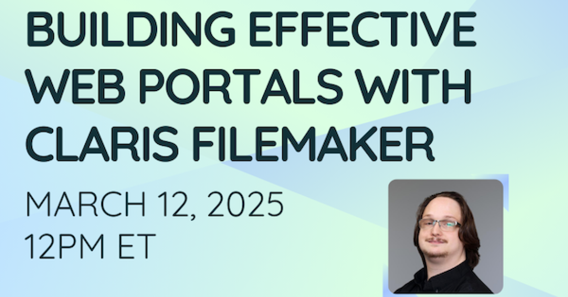 Building Effective Web Portals with Claris FileMaker | DB Services